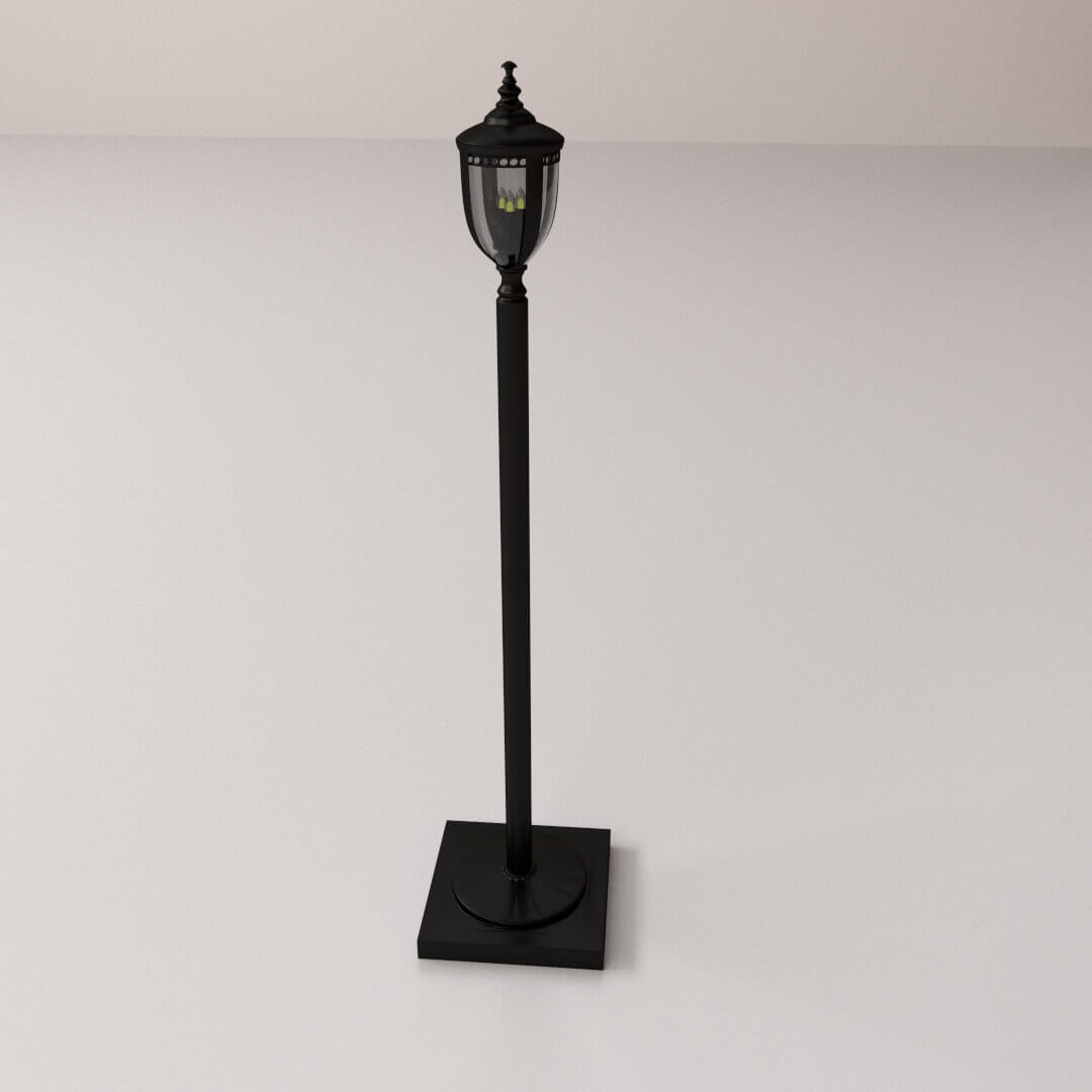 Light Post - 3D Model by firdz3d