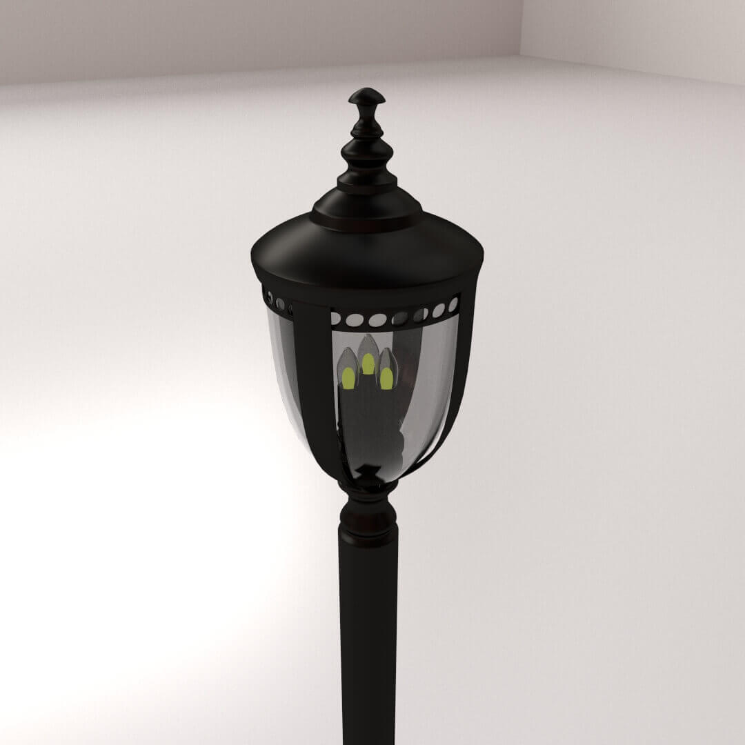 Light Post - 3D Model by firdz3d