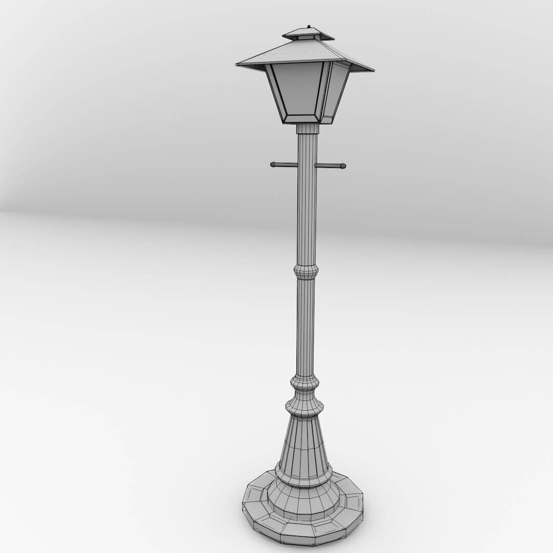 Light Post - 3D Model by firdz3d