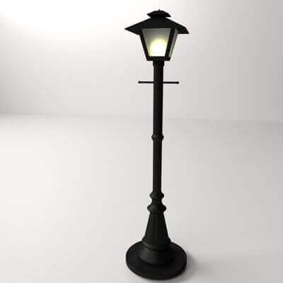 Light Post - 3D Model by firdz3d