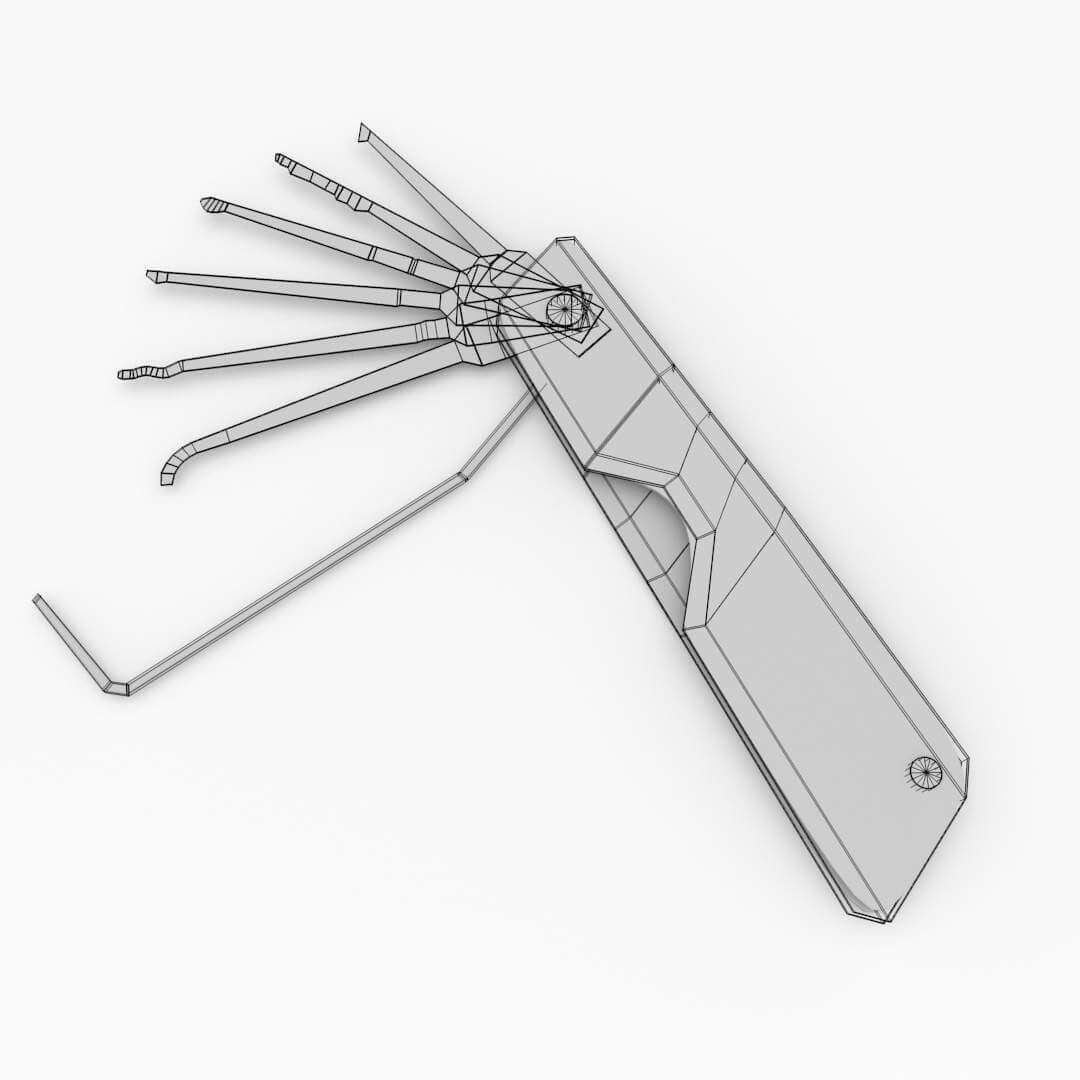 Lock Pick Sets - 3D Model by firdz3d