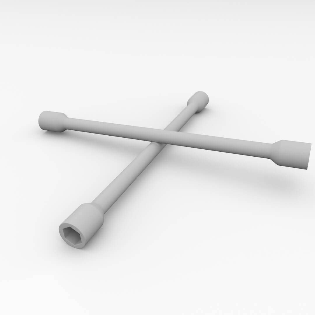 Lug Wrench - 3D Model by firdz3d