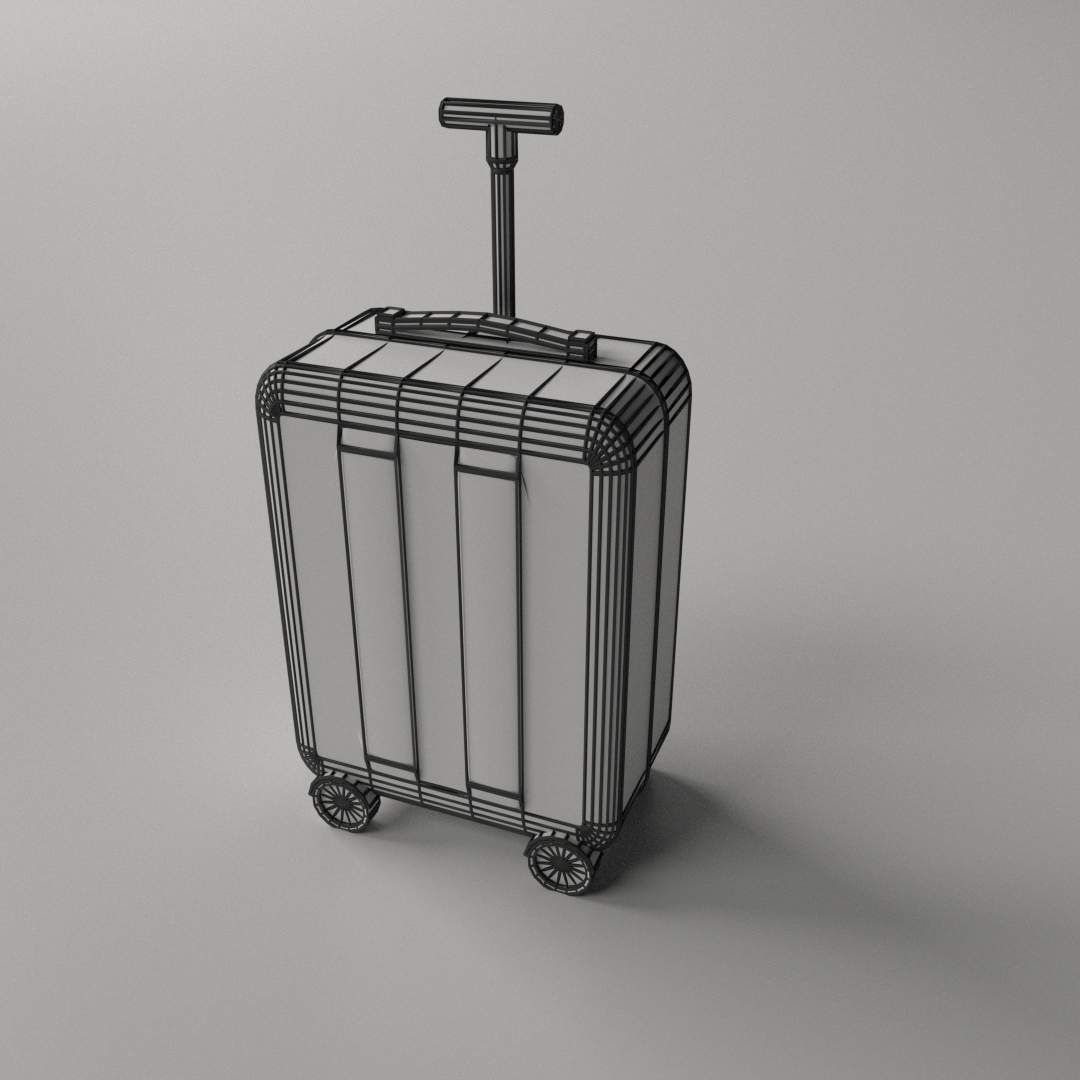 Luggage Bag - 3D Model by firdz3d