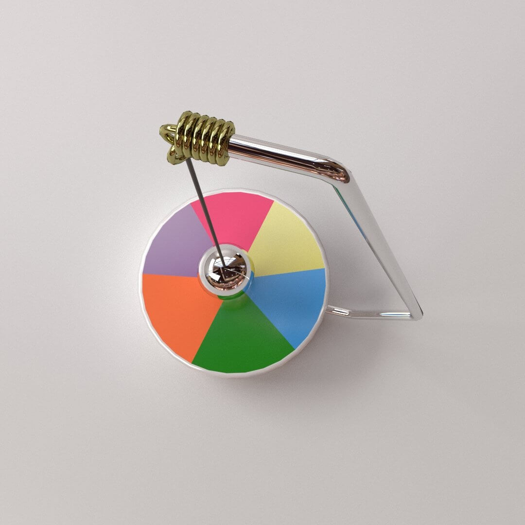 Magnetic Pendulum - 3D Model by firdz3d