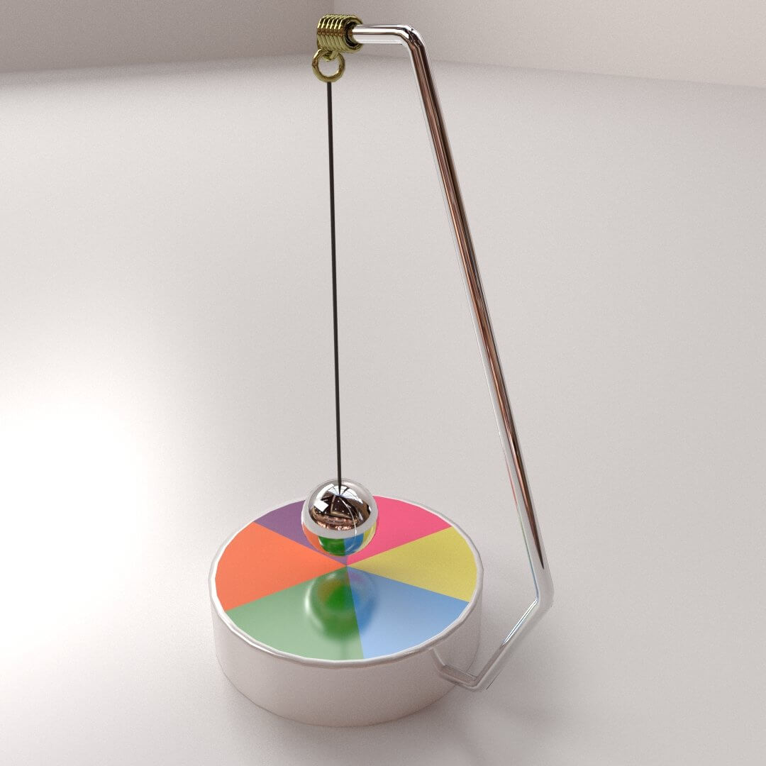 Magnetic Pendulum - 3D Model by firdz3d