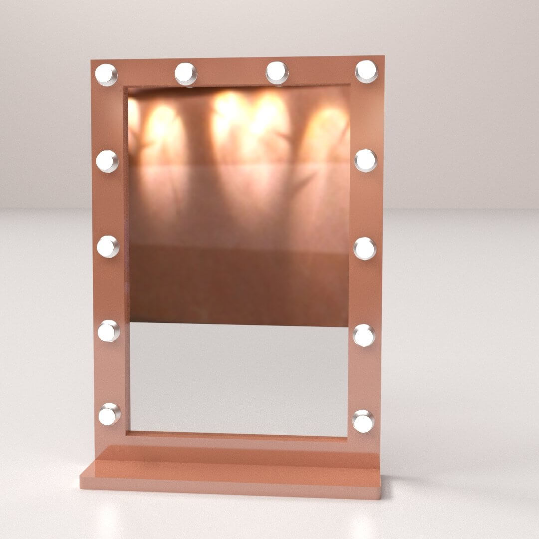 Makeup Artist Mirror - 3D Model by firdz3d