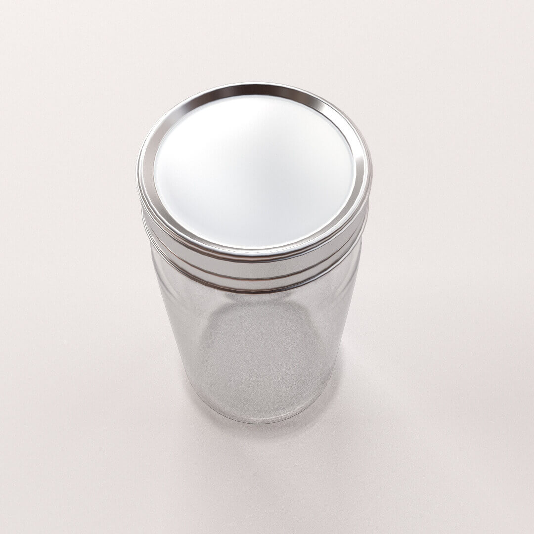 Mason Jar - 3D Model by firdz3d