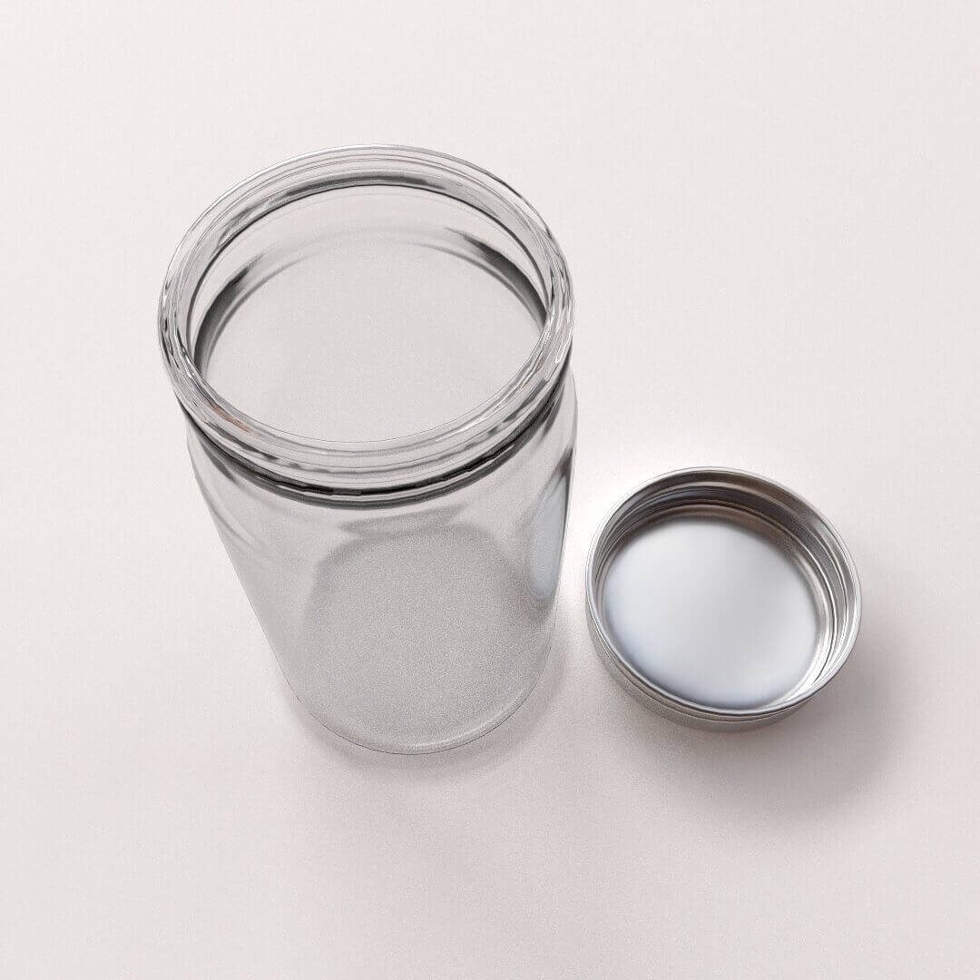 Mason Jar - 3D Model by firdz3d