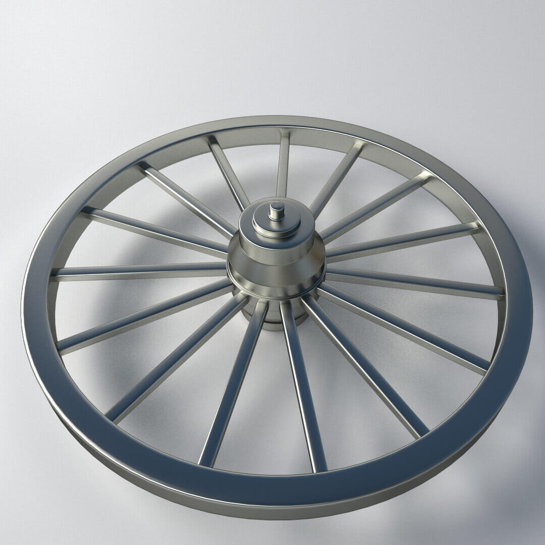 Metal Wheel - 3D Model by firdz3d