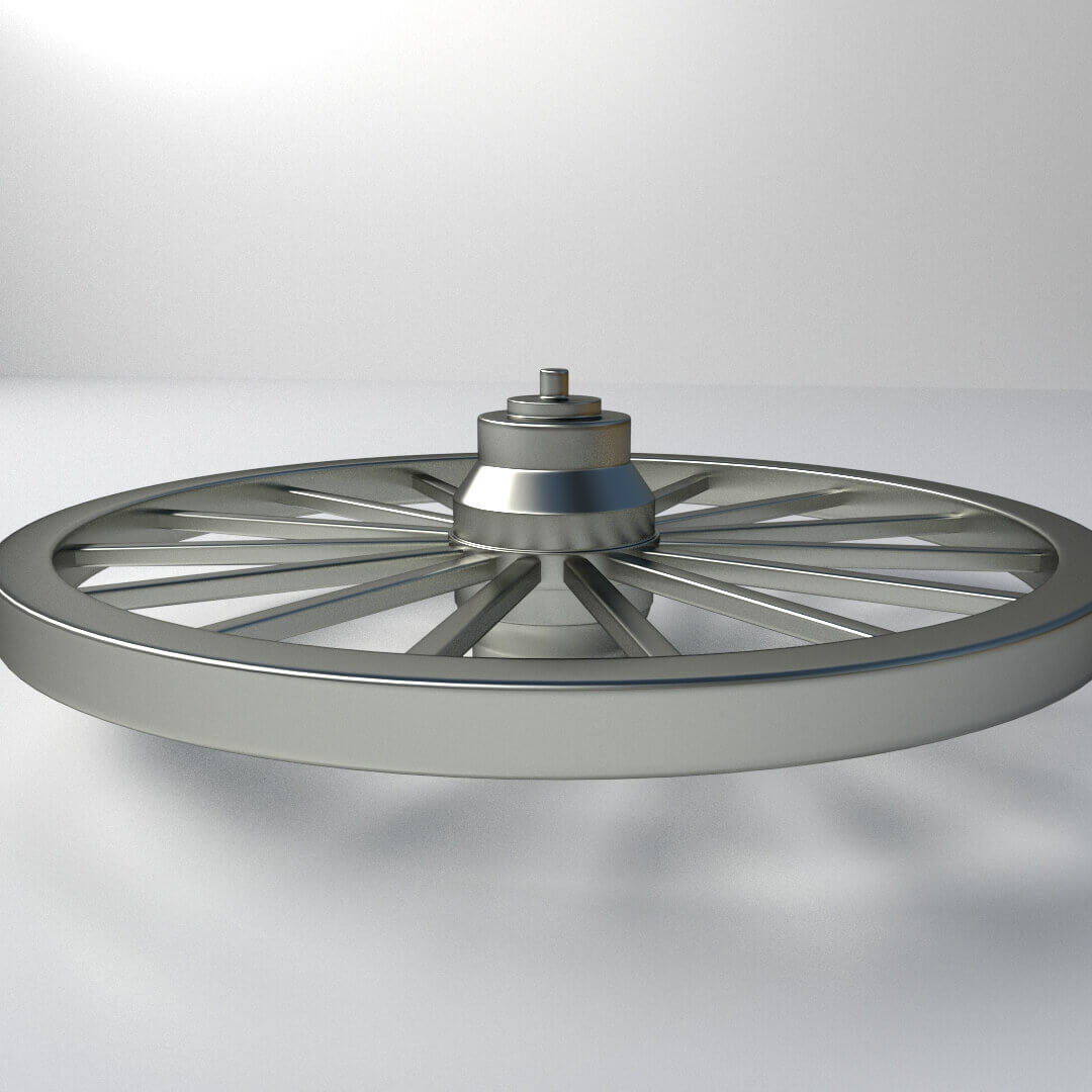 Metal Wheel - 3D Model by firdz3d