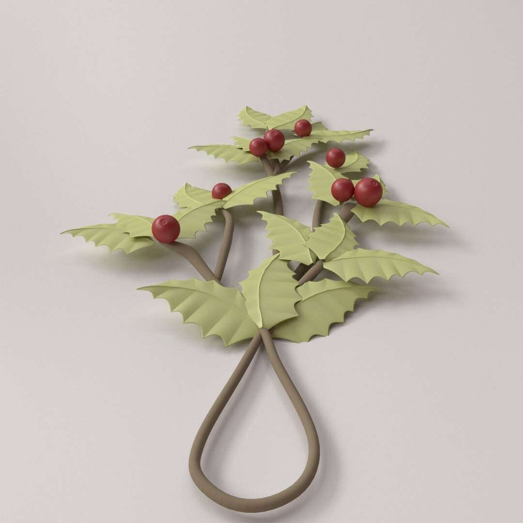 Mistletoe V2 - 3D Model by firdz3d