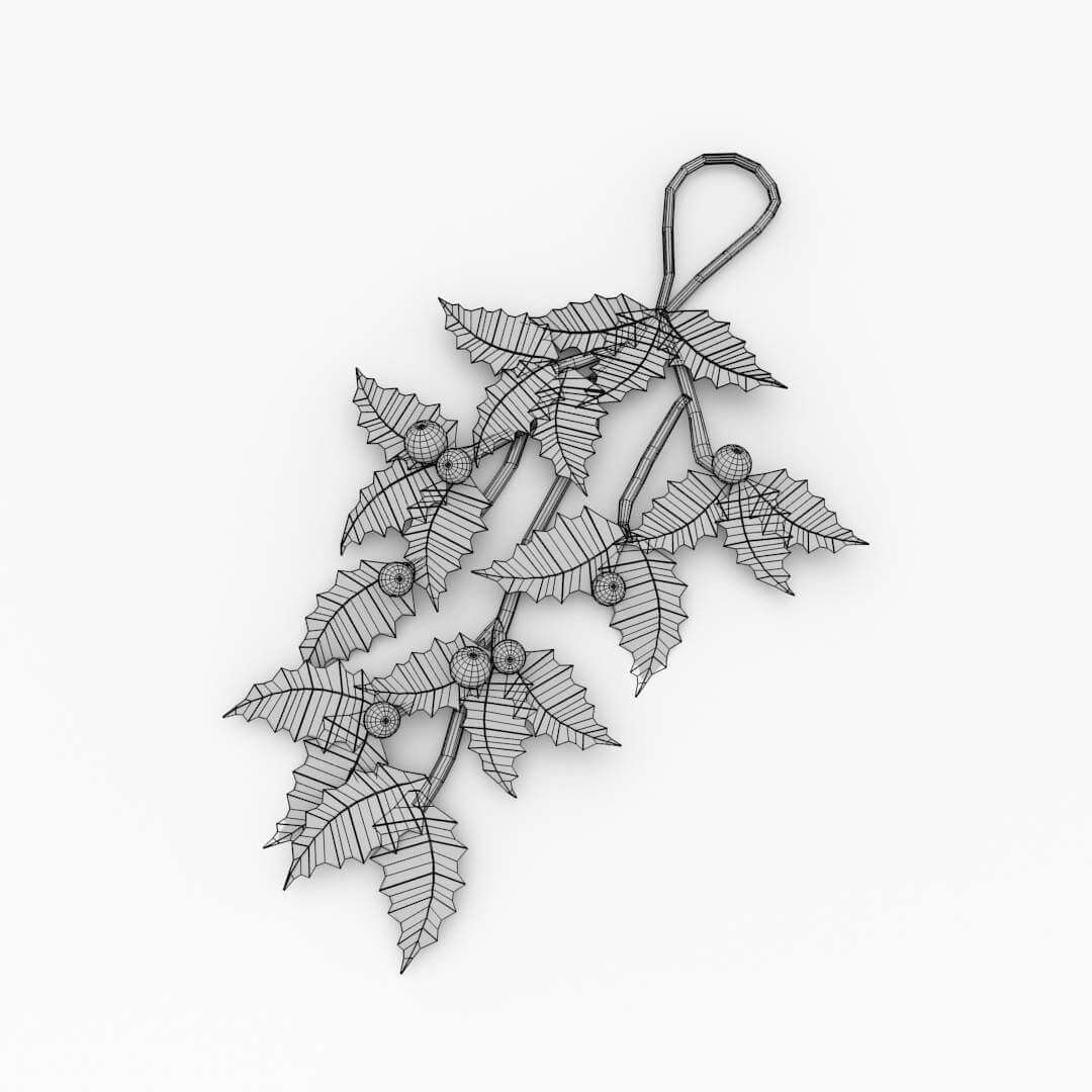 Mistletoe V2 - 3D Model by firdz3d