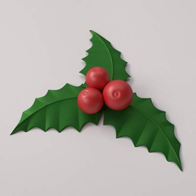 Mistletoe - 3D Model by firdz3d