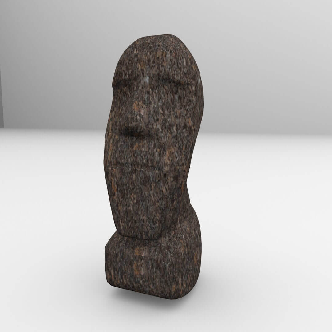 Moai Statue - 3D Model by firdz3d