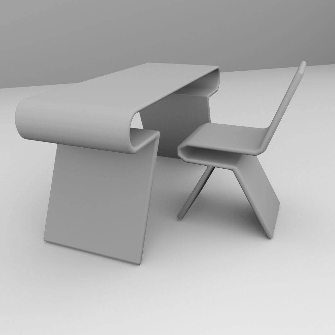 Modern Chair - 3D Model by firdz3d