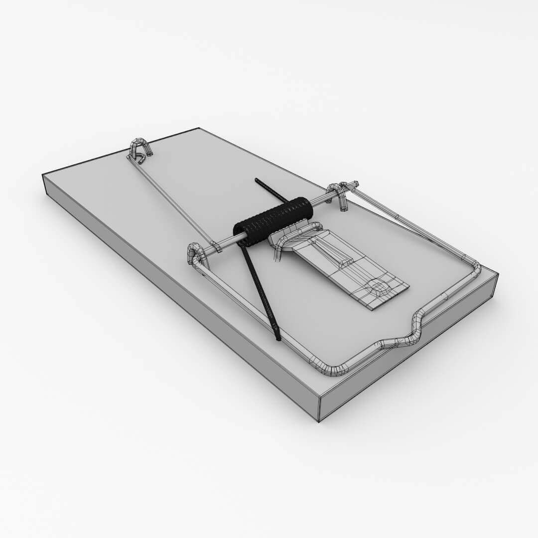 Mouse Trap - 3D Model by firdz3d