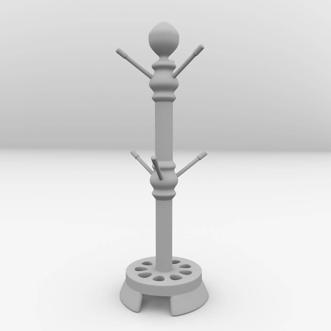 Mug Tree - 3D Model by firdz3d