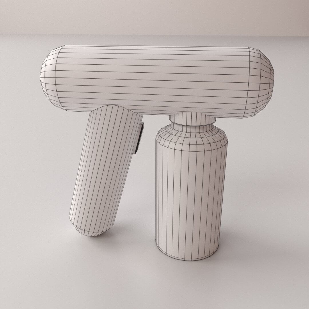 Nano Spray Gun V2 - 3D Model by firdz3d