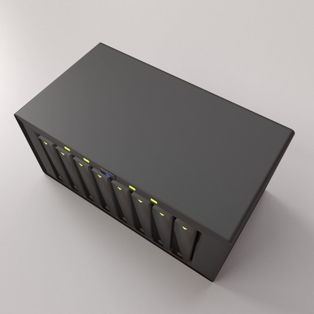 NAS Storage - 3D Model by firdz3d