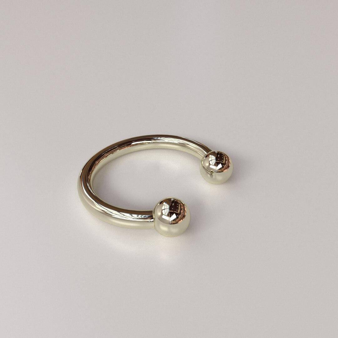 Nipple Piercing V2 - 3D Model by firdz3d