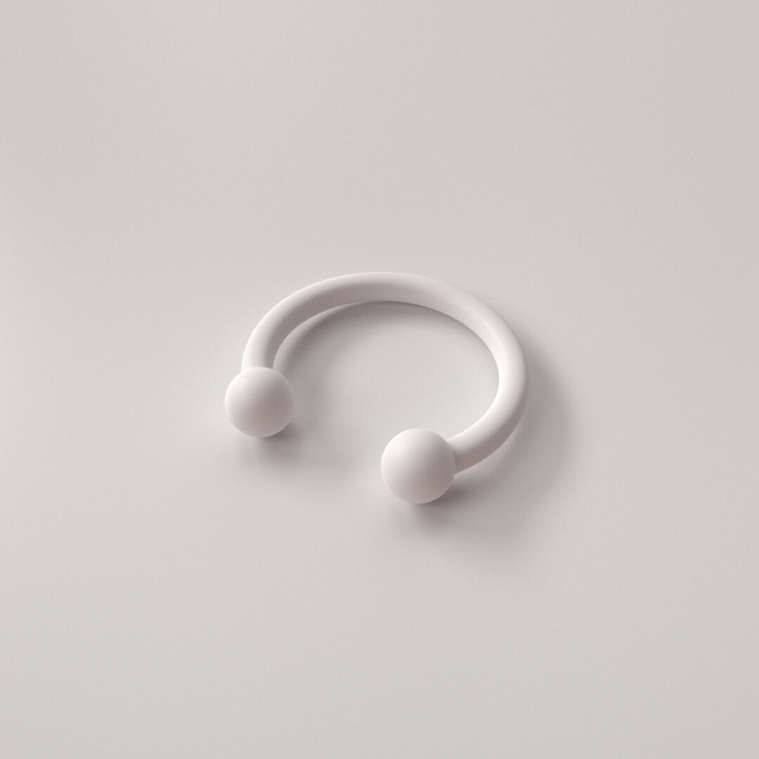 Nipple Piercing V2 - 3D Model by firdz3d