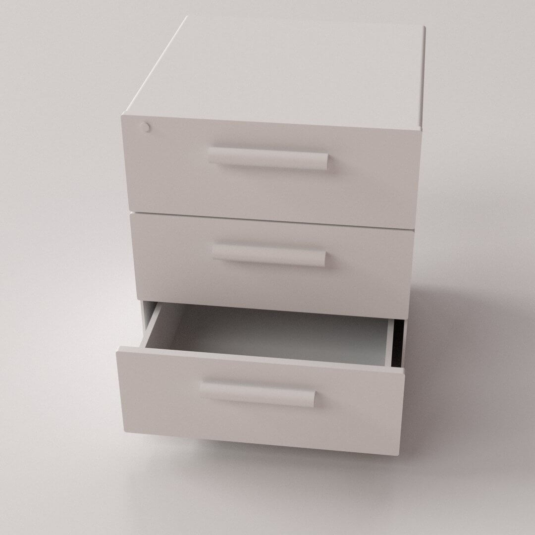 Office Drawer - 3D Model by firdz3d