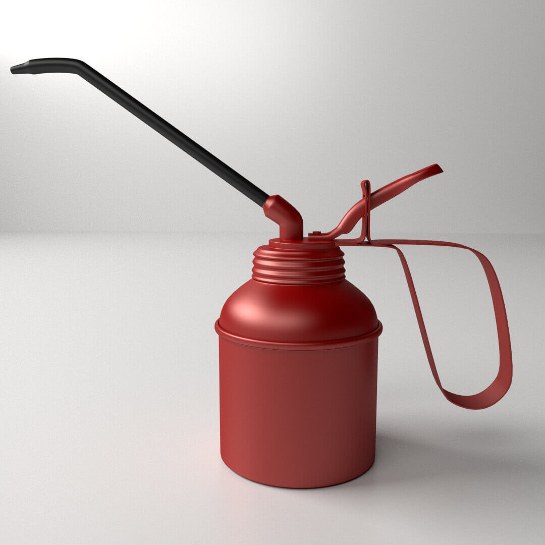 Oil Can - 3D Model by firdz3d