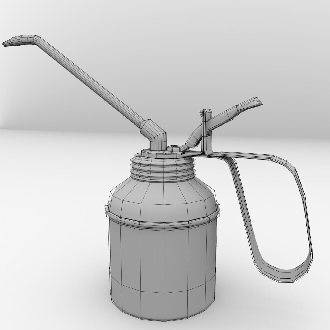 Oil Can - 3D Model by firdz3d