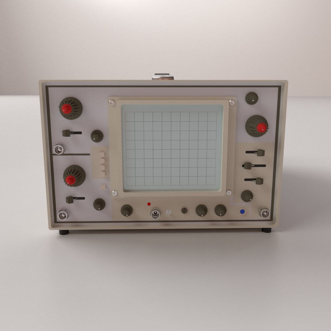 Oscilloscope - 3D Model by firdz3d
