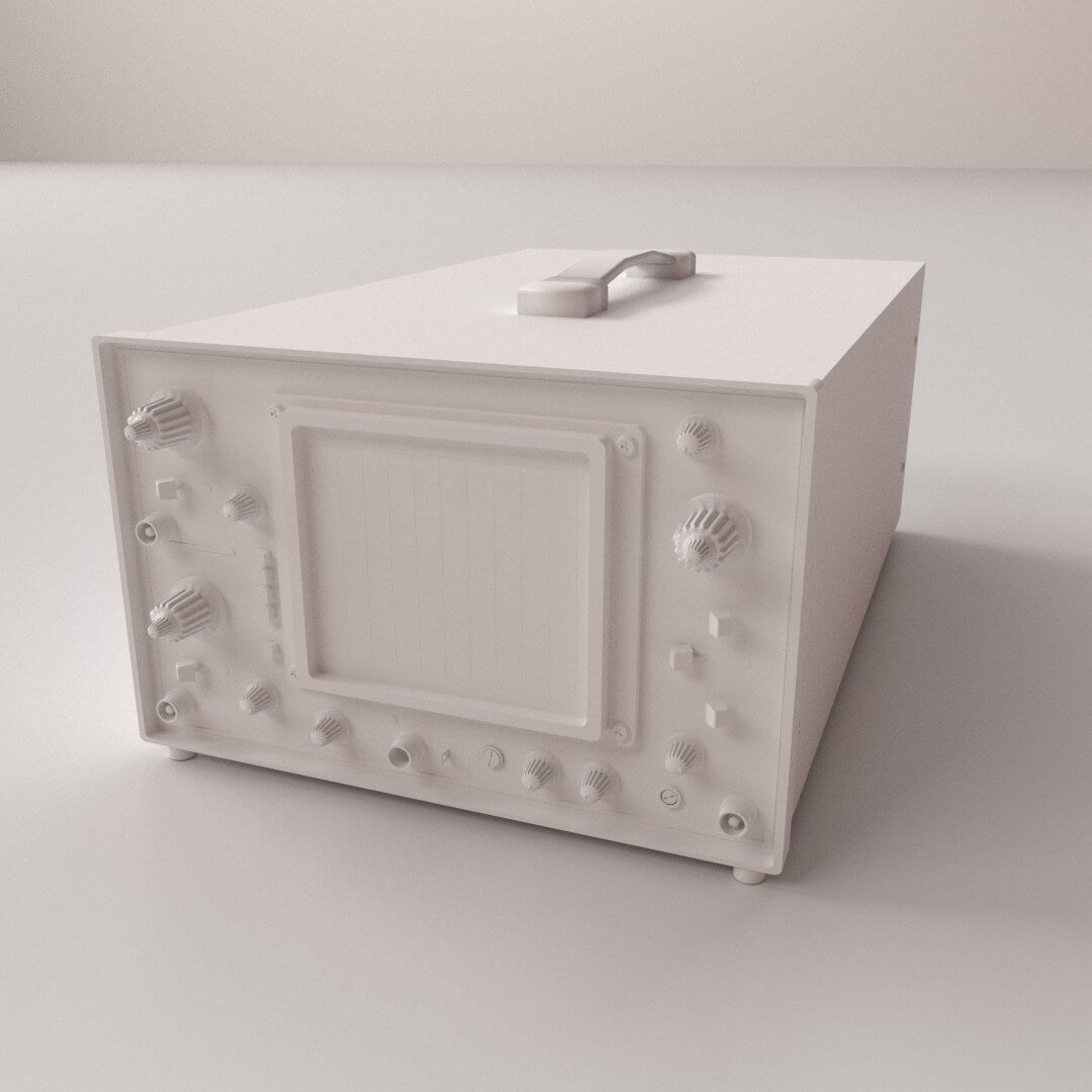 Oscilloscope - 3D Model by firdz3d