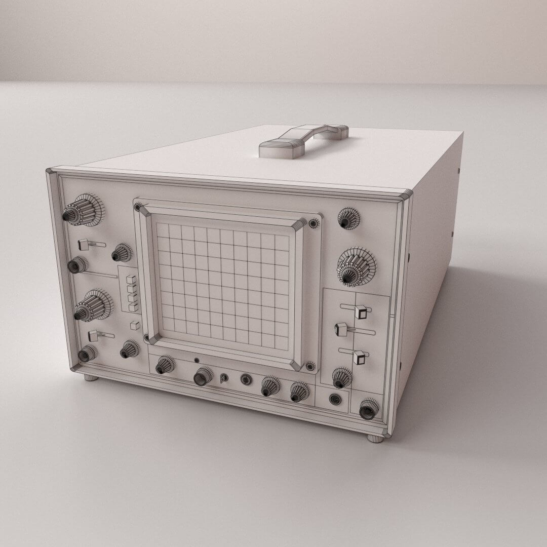 Oscilloscope - 3D Model by firdz3d