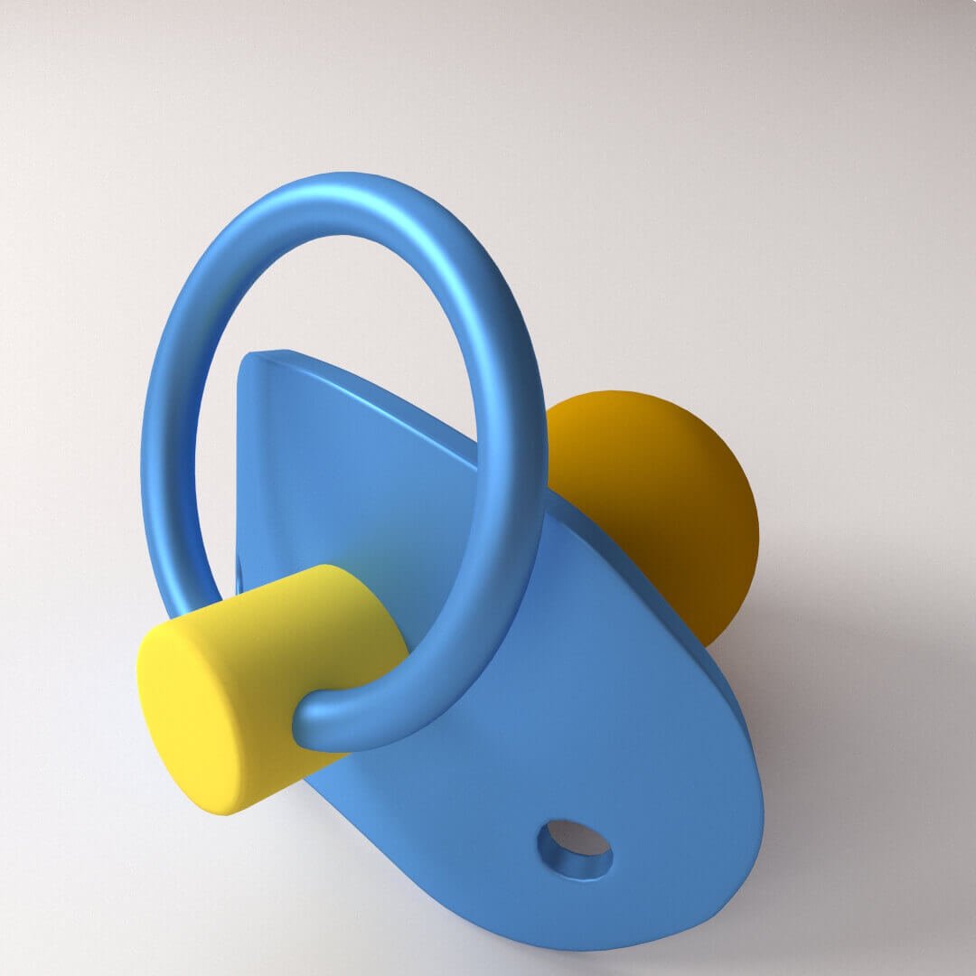 Baby Pacifier - 3D Model by firdz3d