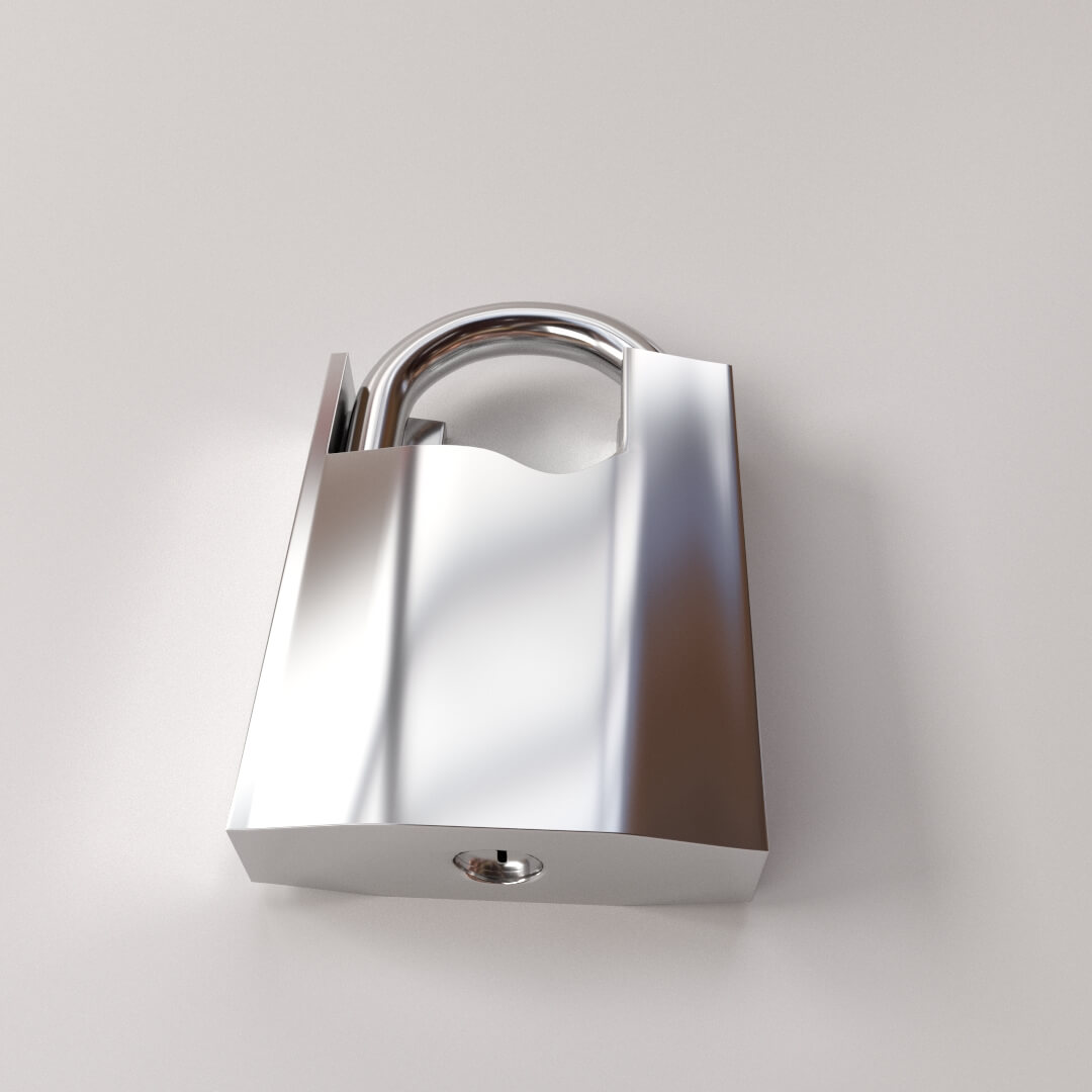 Padlock - 3D Model by firdz3d