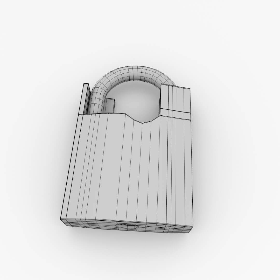 Padlock - 3D Model by firdz3d