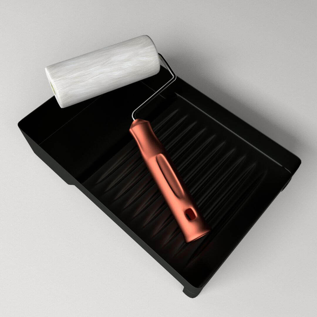 Paint Roller - 3D Model by firdz3d