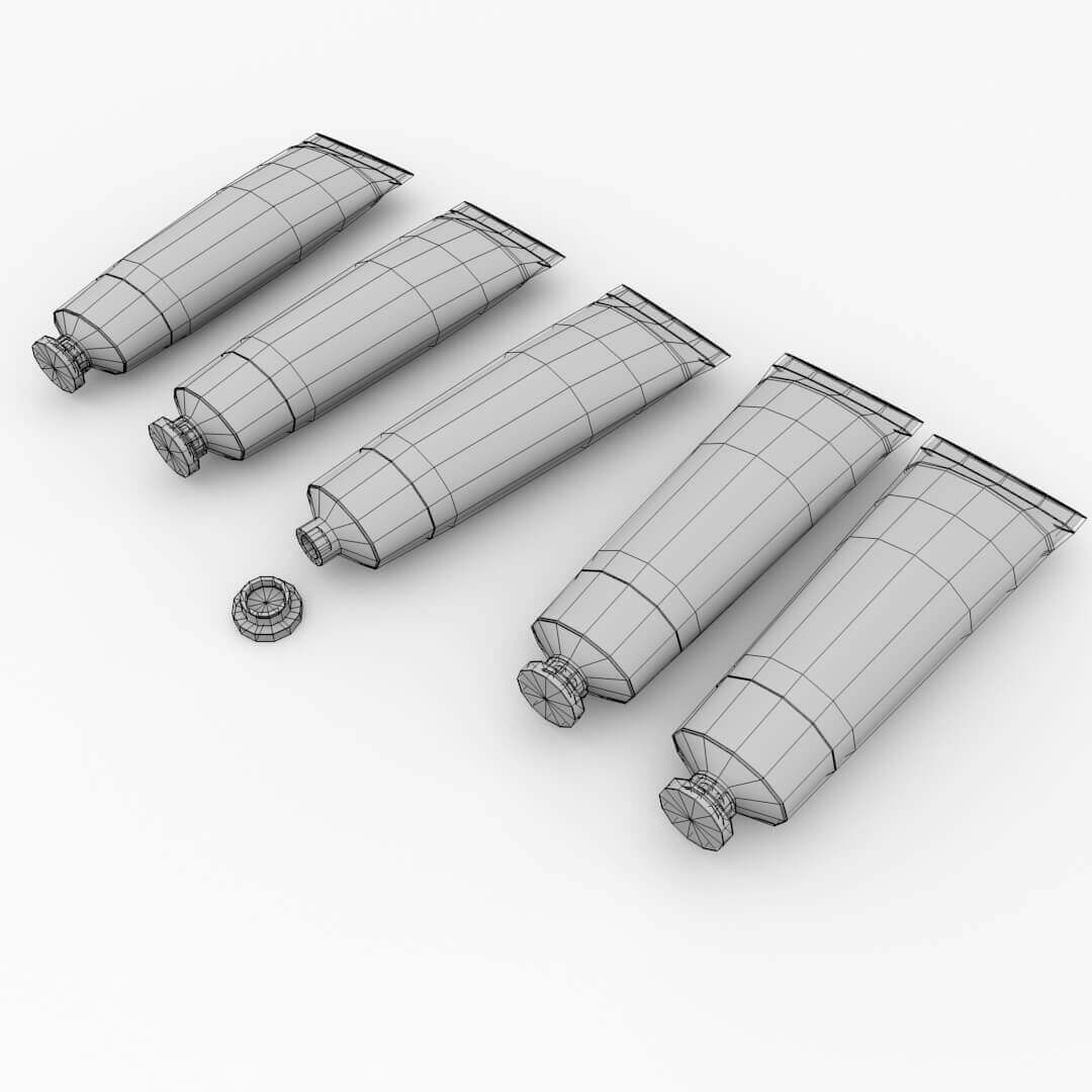 Paint Tube - 3D Model by firdz3d