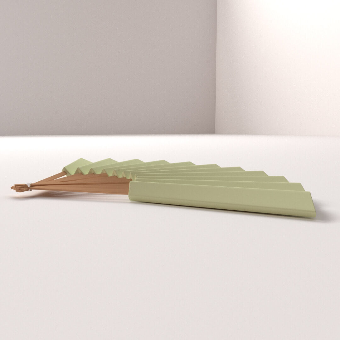 Paper Hand Fan - 3D Model by firdz3d