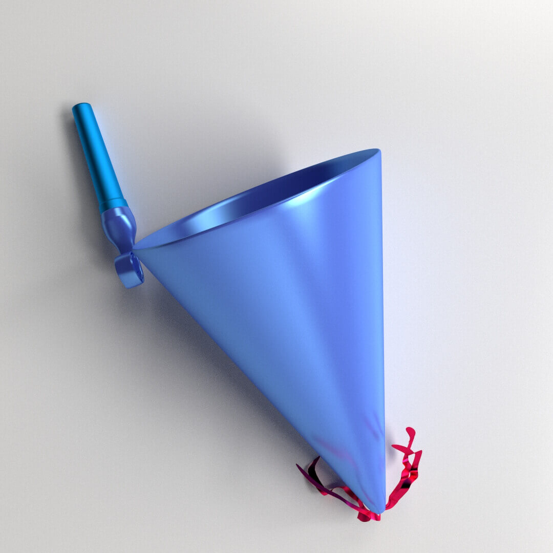 Party Hat - 3D Model by firdz3d