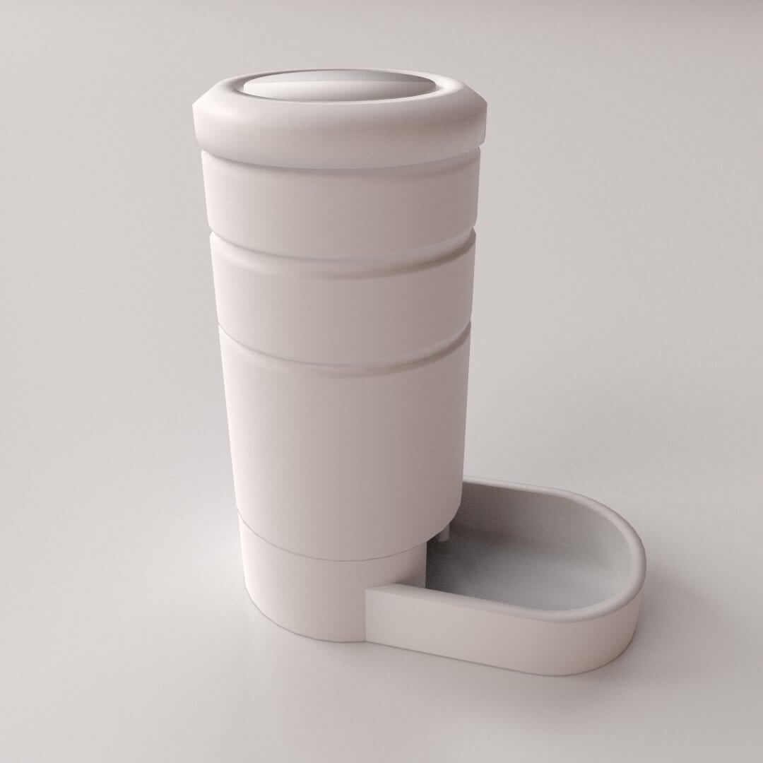 Pet Feeder - 3D Model by firdz3d