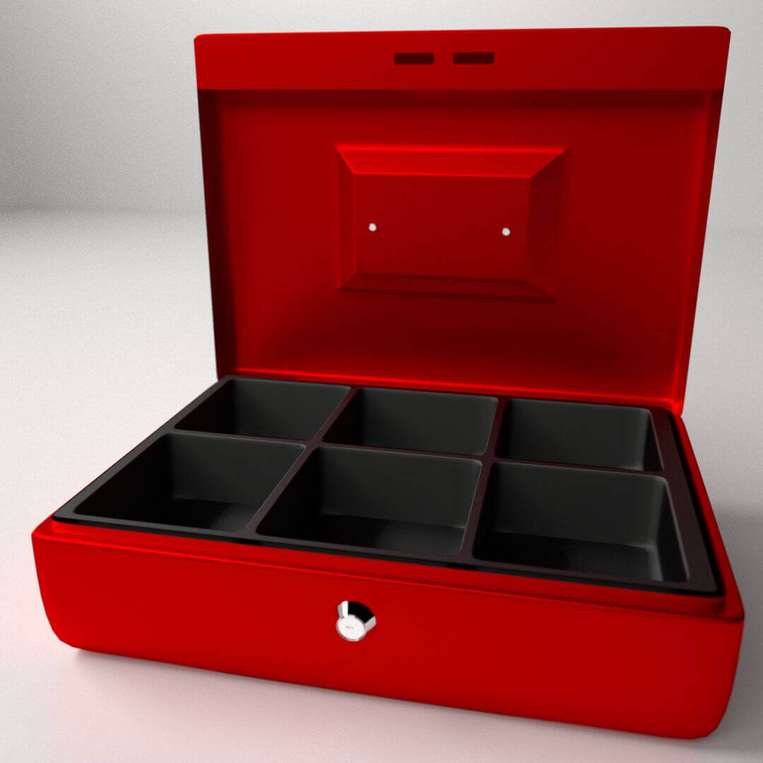 Petty Cash Box - 3D Model by firdz3d