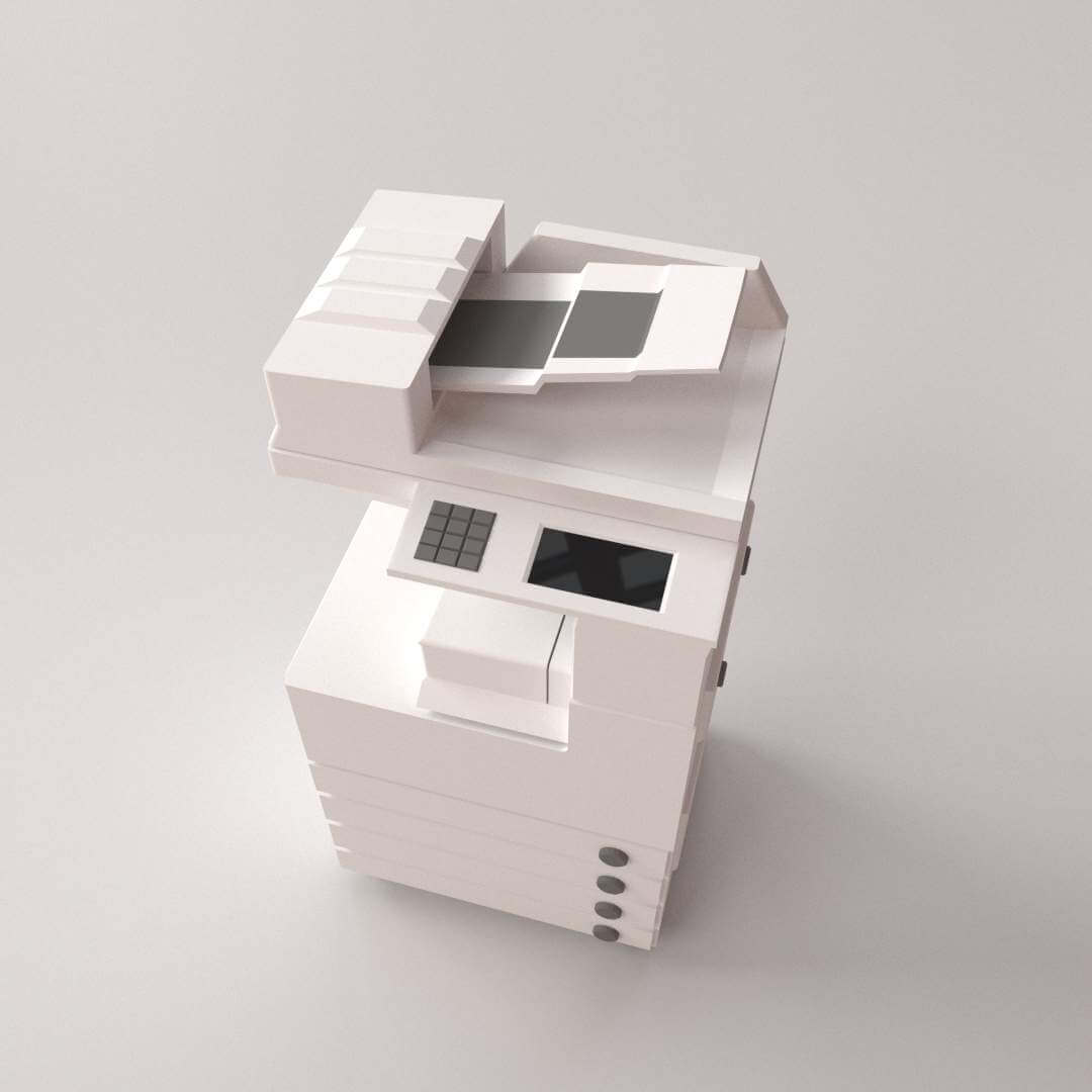 Photocopier - 3D Model by firdz3d
