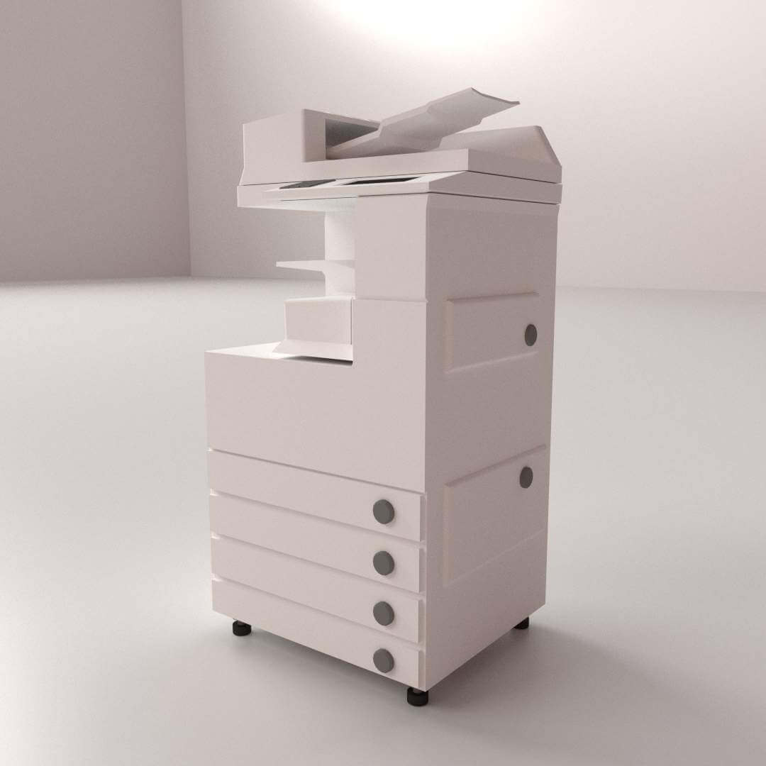 Photocopier - 3D Model by firdz3d