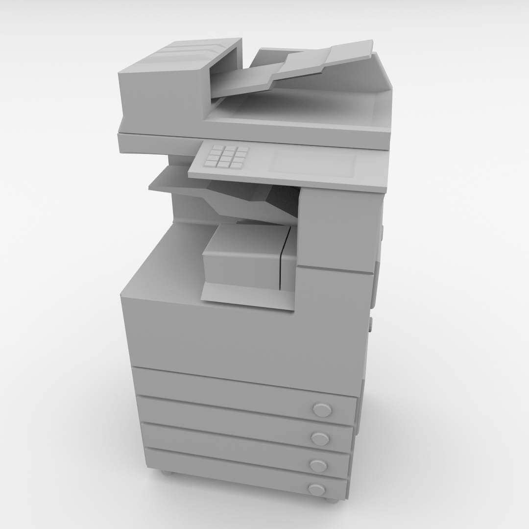 Photocopier - 3D Model by firdz3d