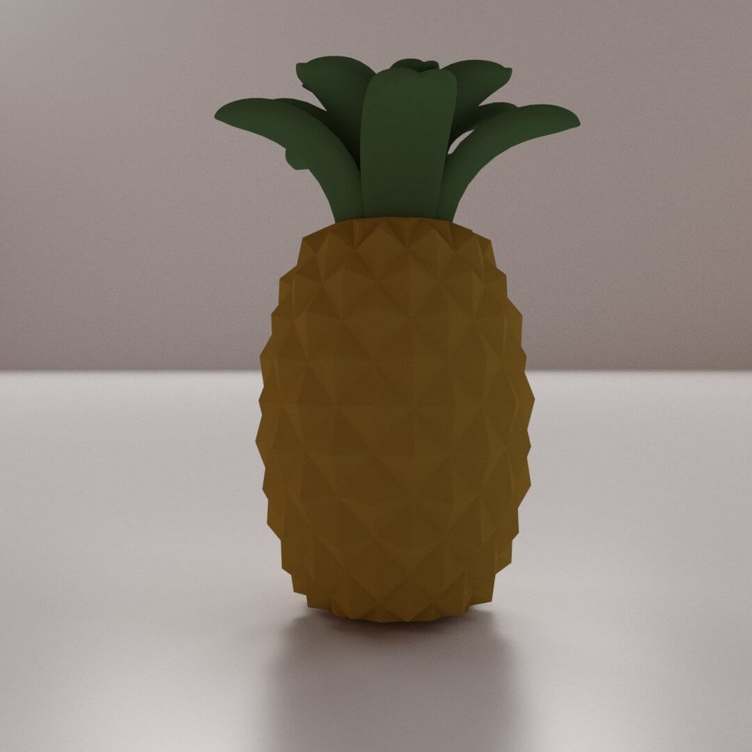 Pineapple - 3D Model by firdz3d