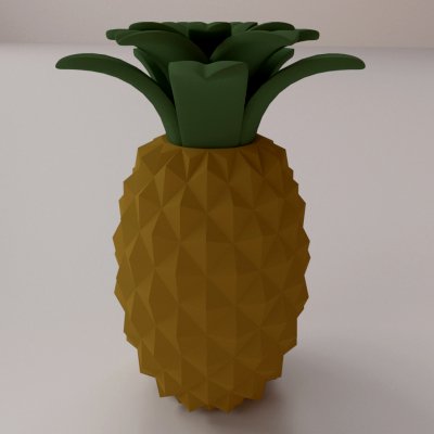 Pineapple - 3D Model by firdz3d