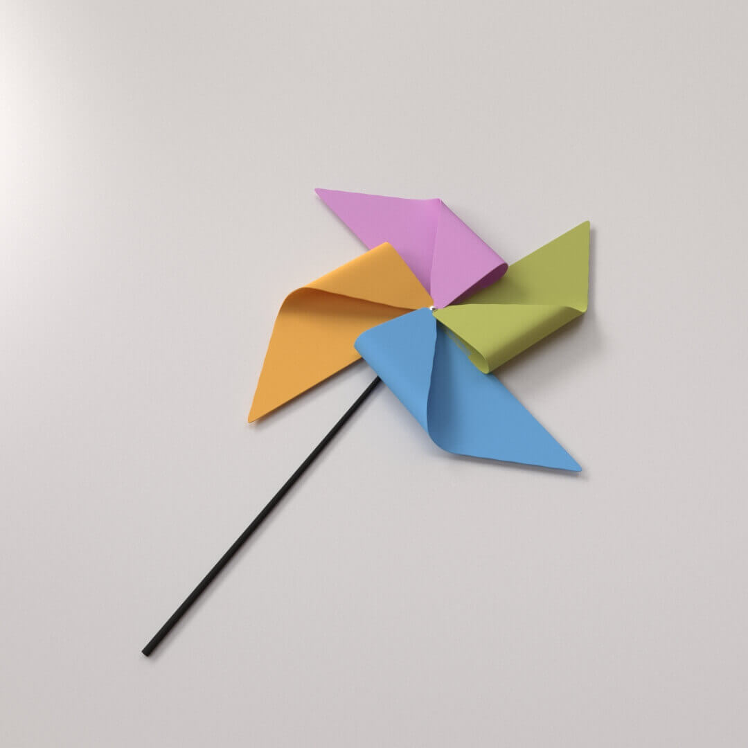 Pinwheel - 3D Model by firdz3d