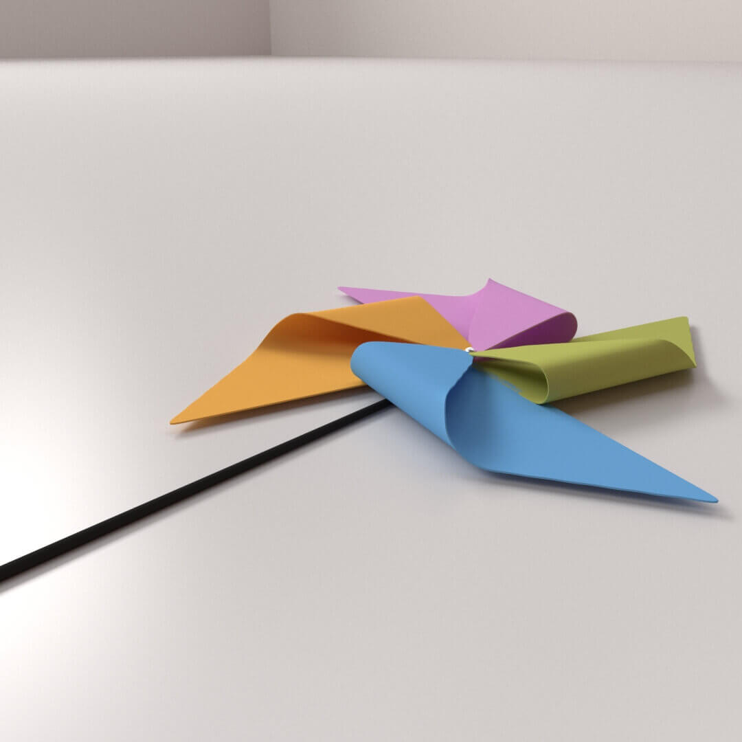 Pinwheel - 3D Model by firdz3d