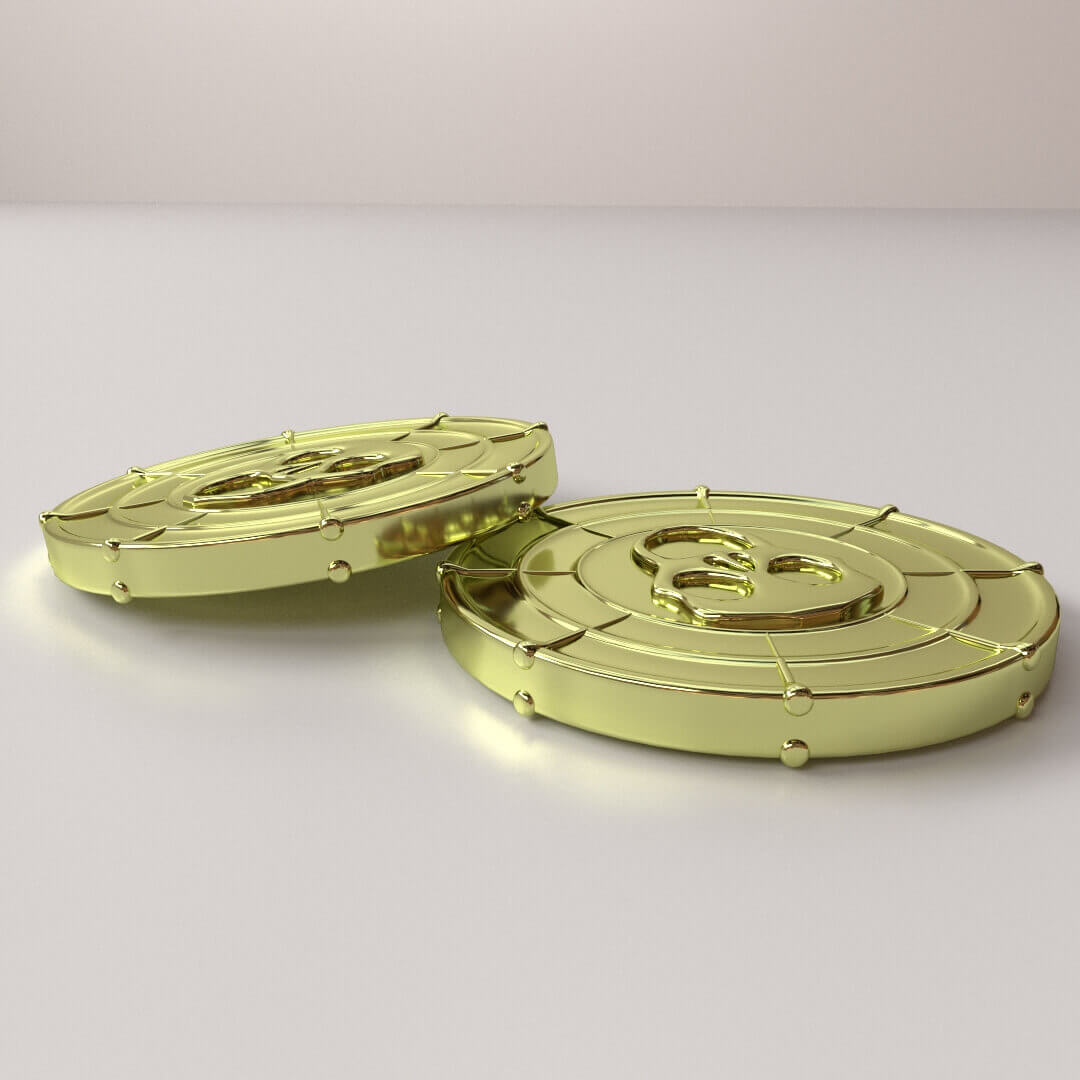 Pirate Coin - 3D Model by firdz3d