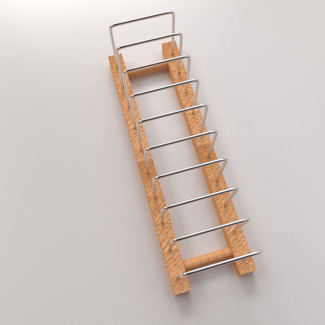 Plate Rack - 3D Model by firdz3d