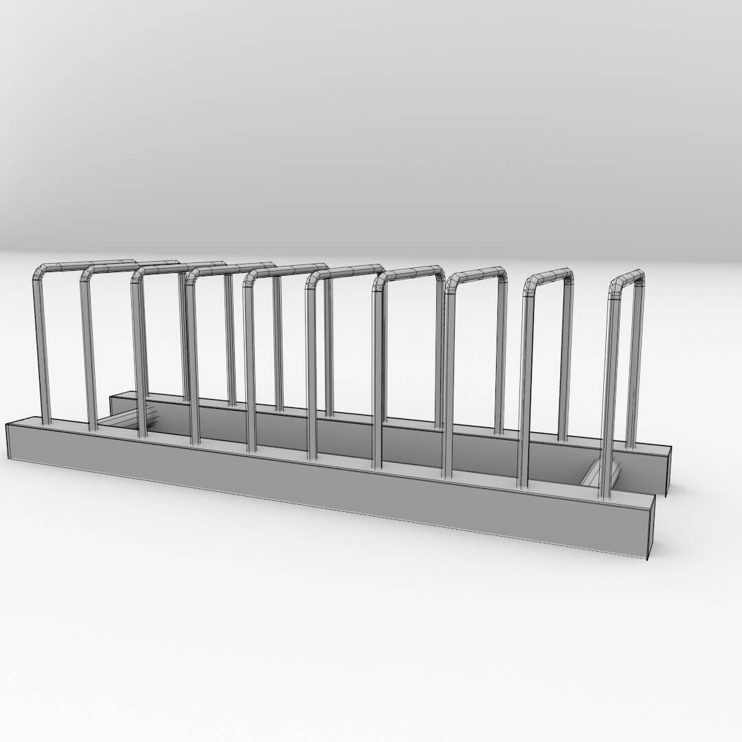 Plate Rack - 3D Model by firdz3d